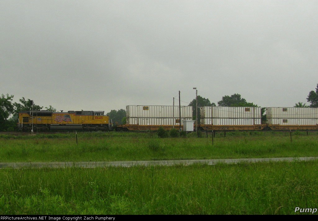 Eastbound UP Intermodal Train DPU